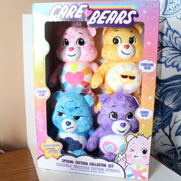 Care Bears | Toys | Care Bears Collectors Set Of 4 Bears 8 Tall | Poshmark